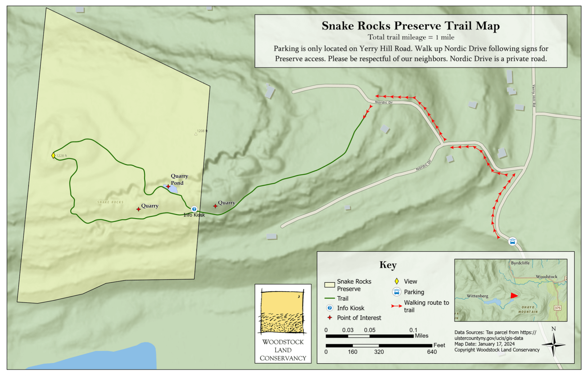 SNAKE ROCKS PRESERVE - Woodstock Land Conservancy